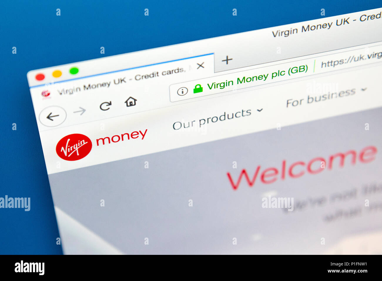 Virgin media website hi-res stock photography and images - Alamy