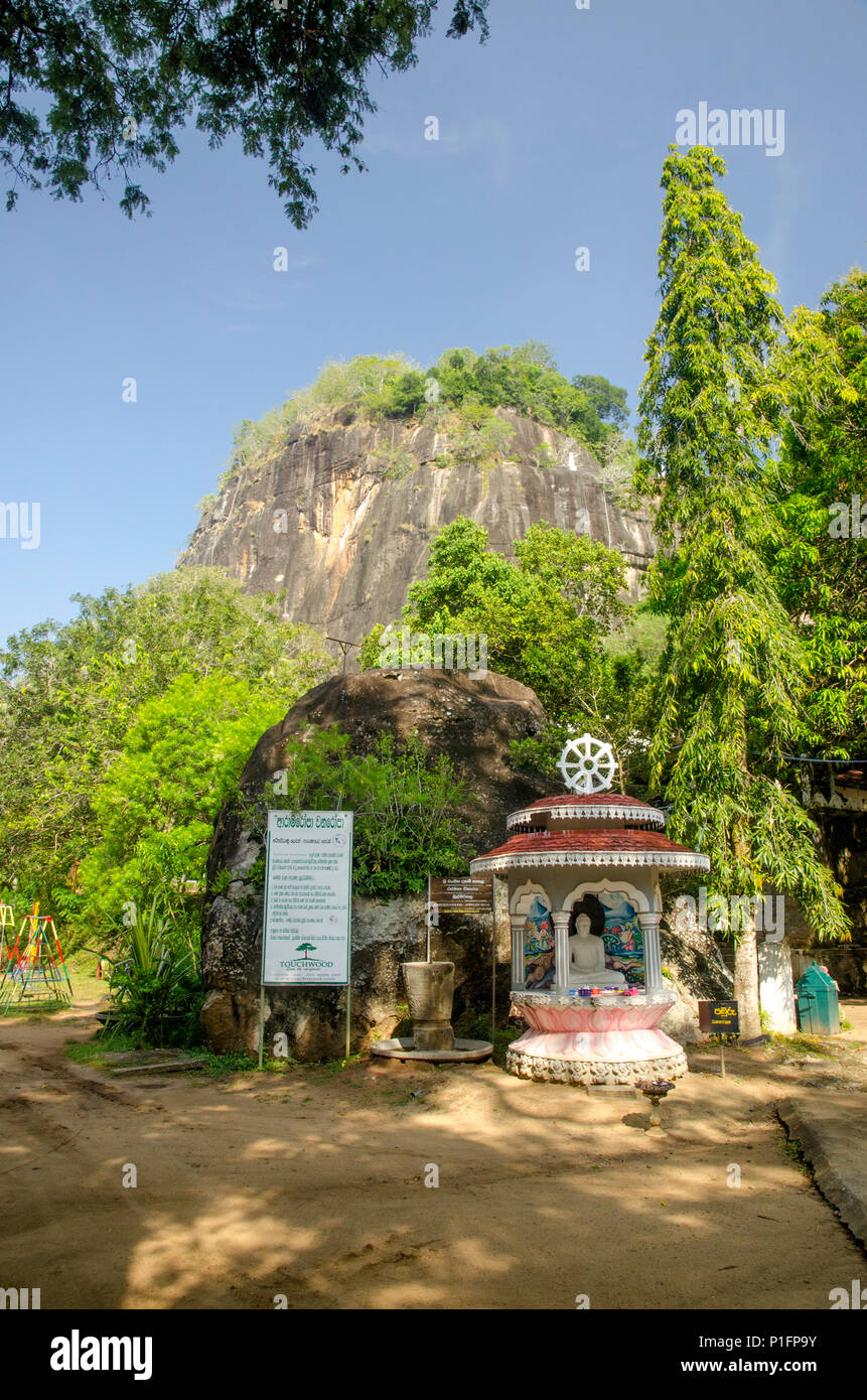 Rock Temples of Mulkirigala, Sri Lanka Stock Photo - Alamy
