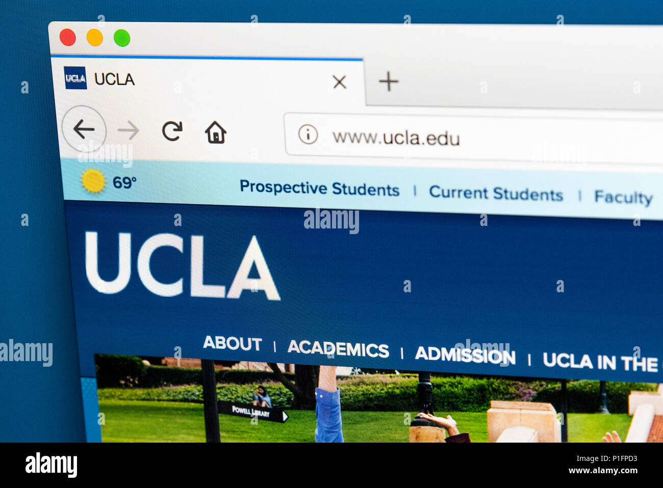 Ucla logo hi-res stock photography and images - Alamy