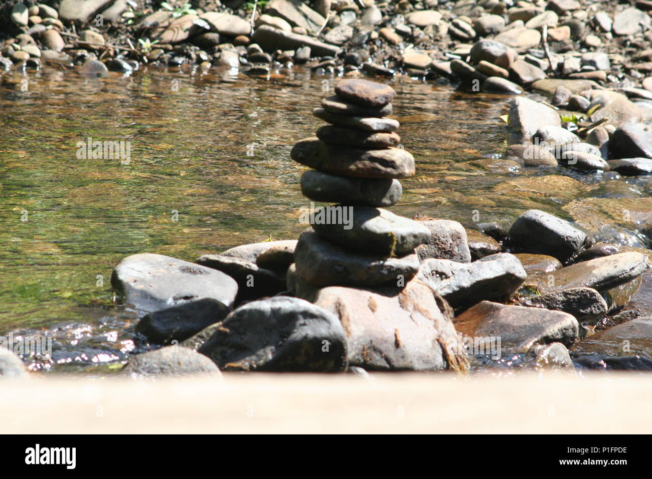 Pebbles in stream hi-res stock photography and images - Alamy