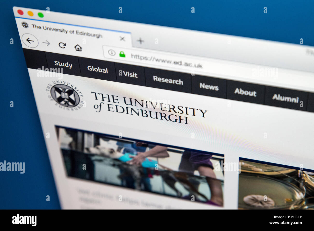 University edinburgh logo hi-res stock photography and images - Alamy