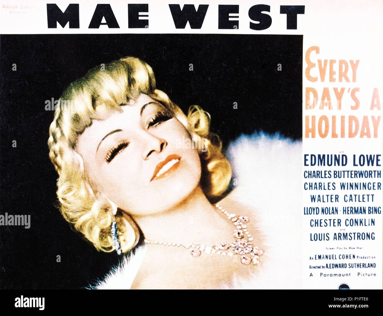 Original Film Title: EVERY DAY'S A HOLIDAY. English Title: EVERY DAY'S ...