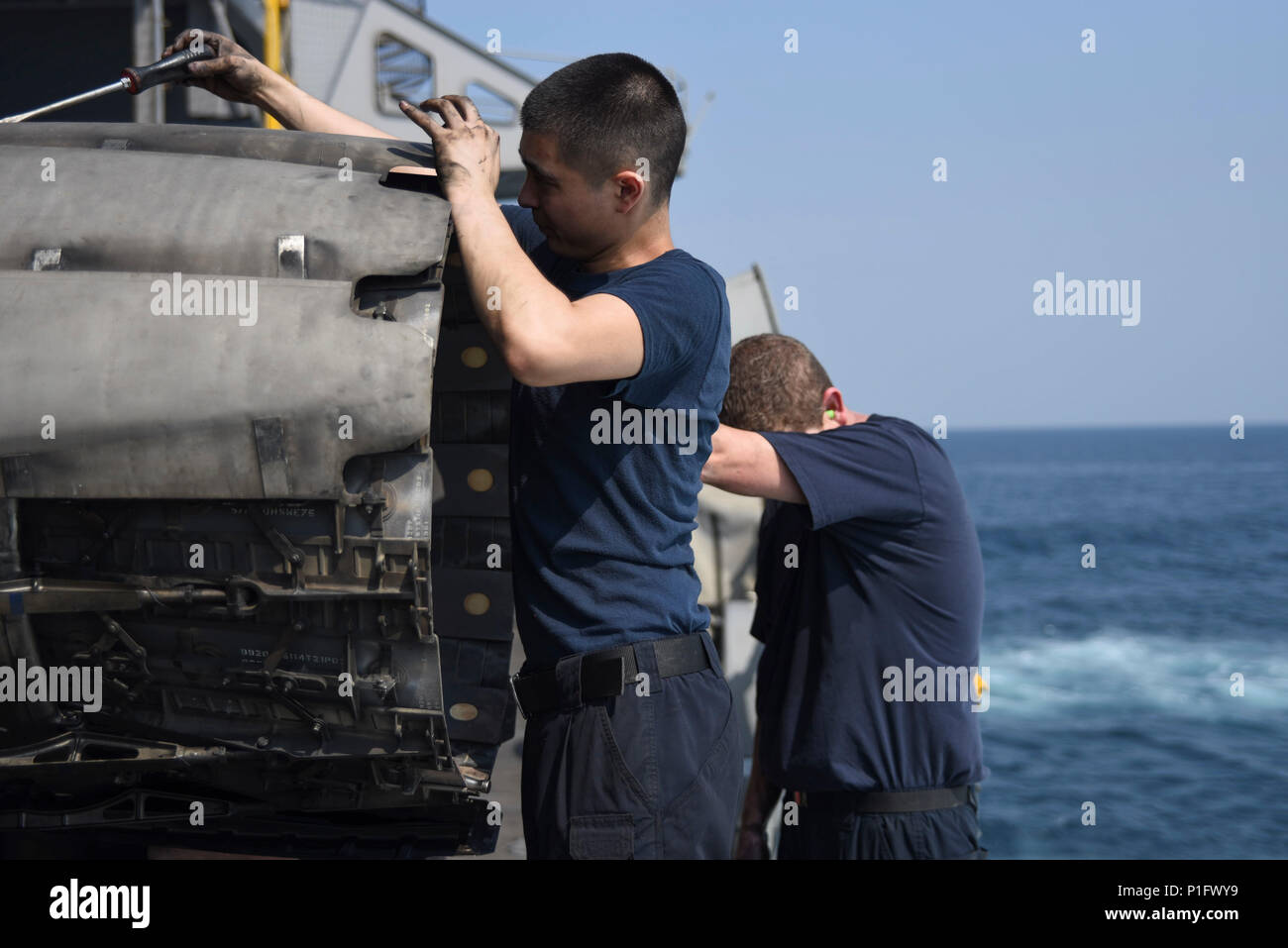 161023-N-IE397-088 ARABIAN GULF (Oct. 23, 2016) Petty Officer 2nd Class ...