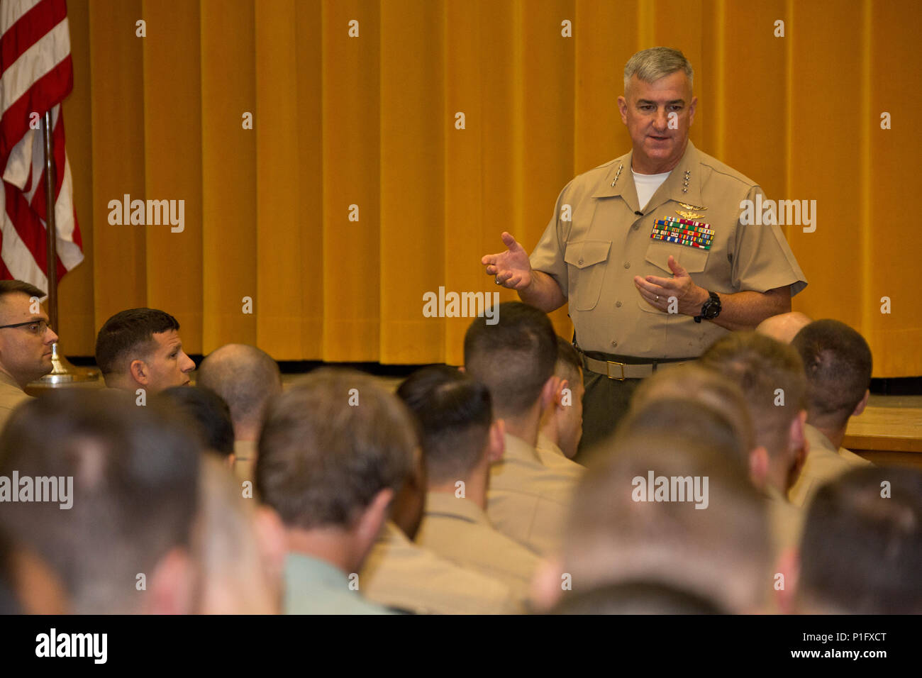 U.S. Marine Corps Gen. Glenn M. Walters, 34th assistant commandant of ...