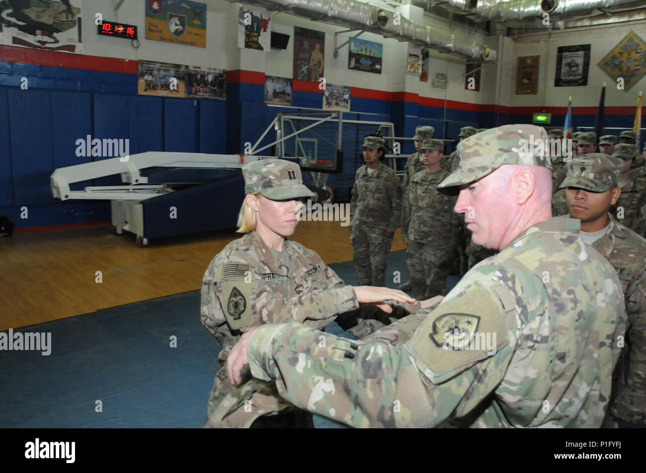 Capt. Amy Capra Commander of the Headquarters and Headquarters Company ...