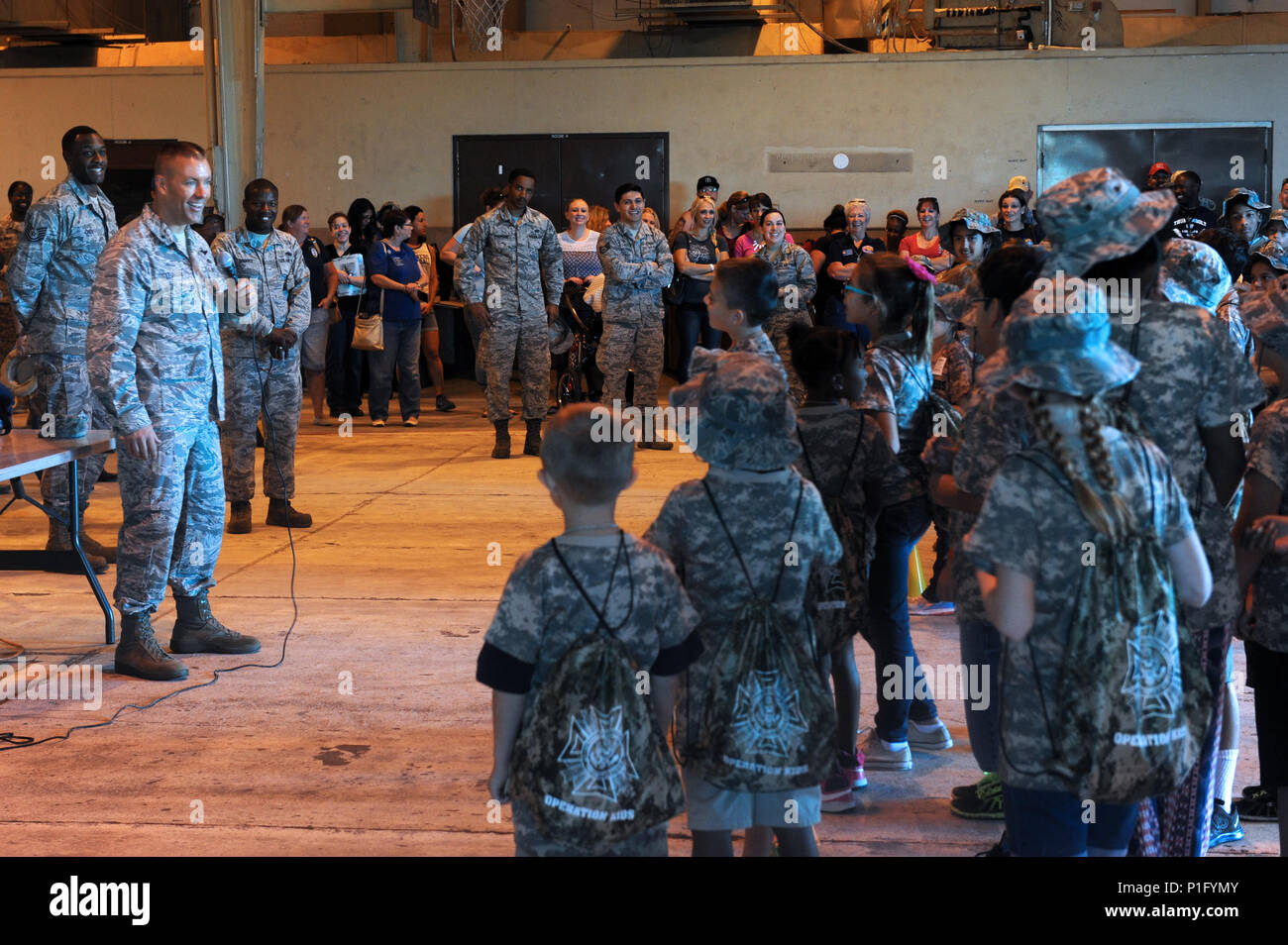 Brig. Gen. Brook Leonard, 56th Fighter Wing commander, gives opening ...