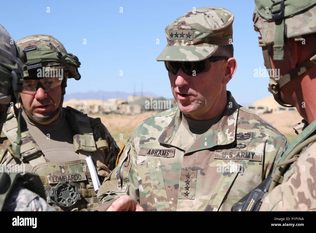 Gen. Robert B. Abrams, U.S. Army Forces Command, commanding general ...