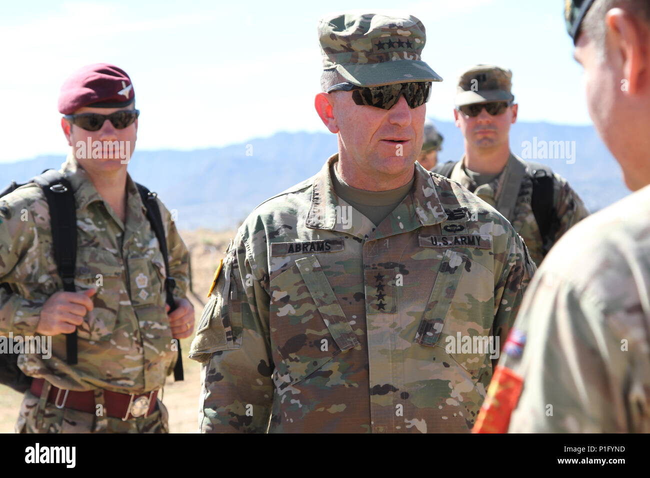 Gen. Robert B. Abrams, U.S. Army Forces Command, commanding general ...