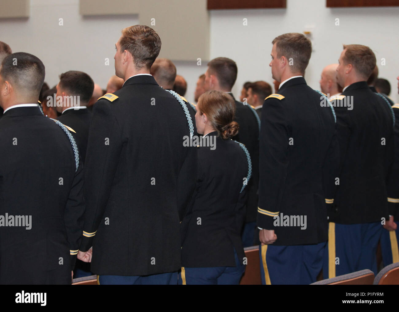 (FORT BENNING, Ga) Students from the Infantry Basic Officer Leader ...
