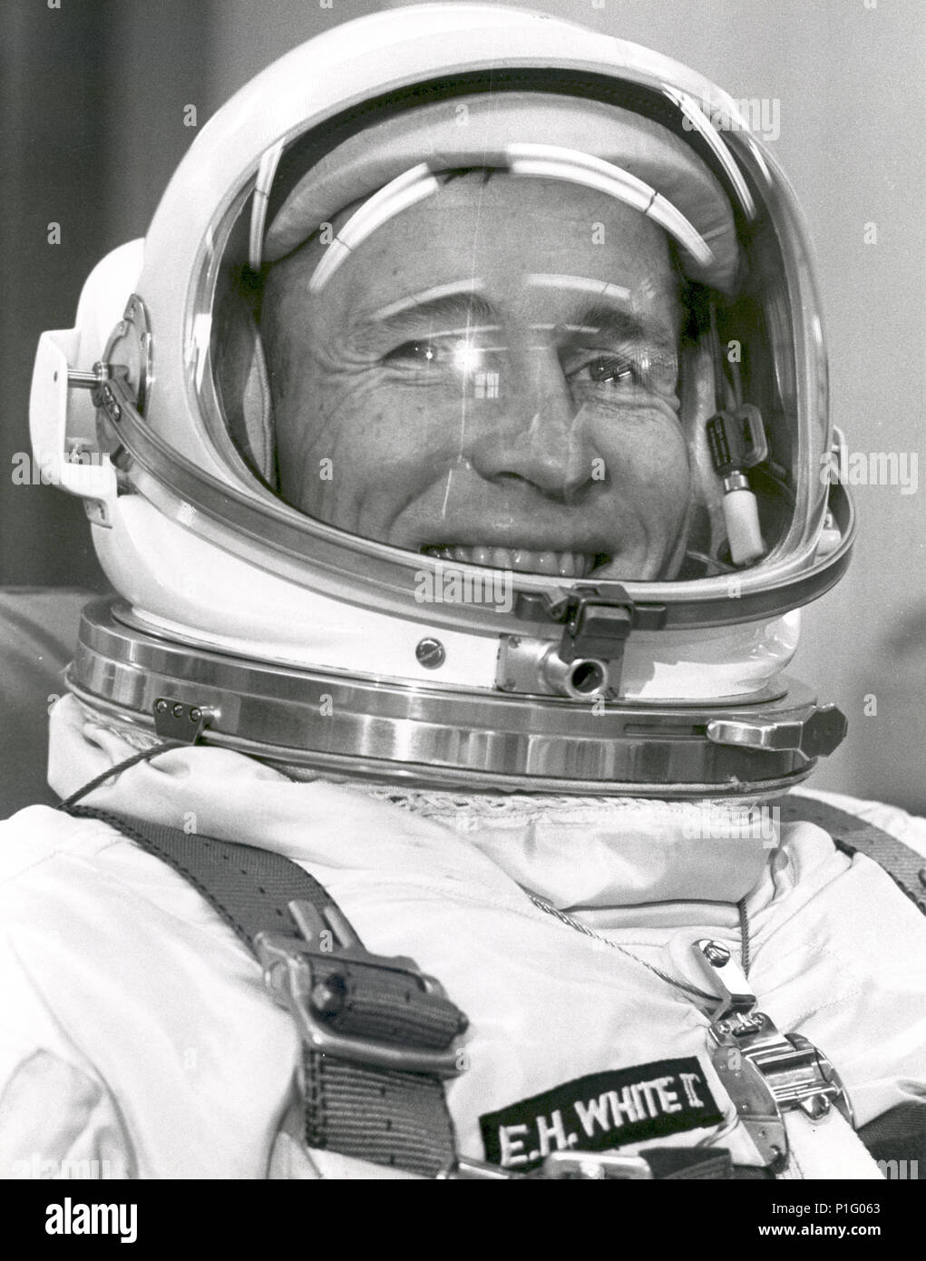Astronaut Edward H. White II, pilot for NASA's Gemini IV mission is ...
