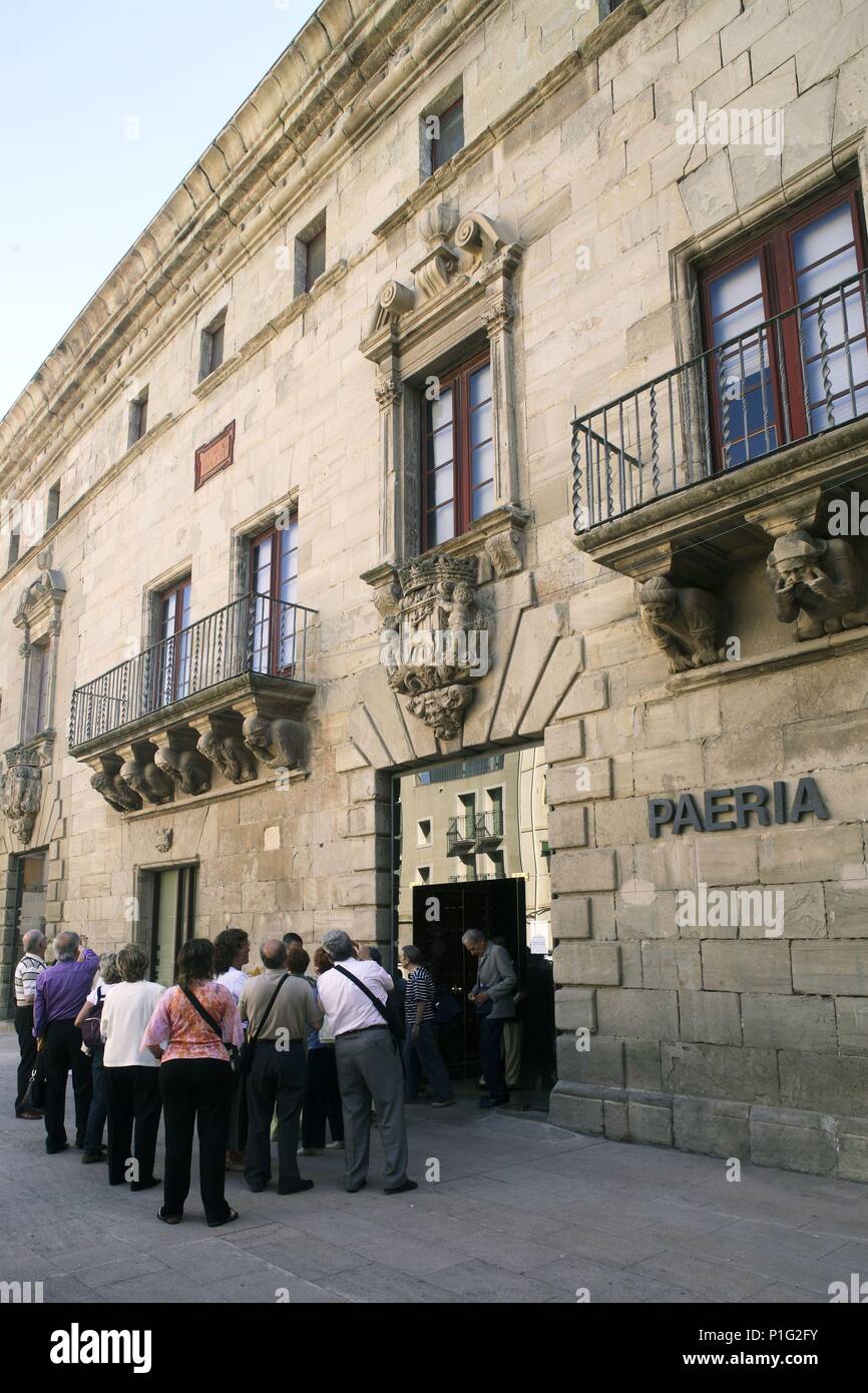 SPAIN - Catalonia - Segarra (district) - Lerida. Cervera; "La Paería ...