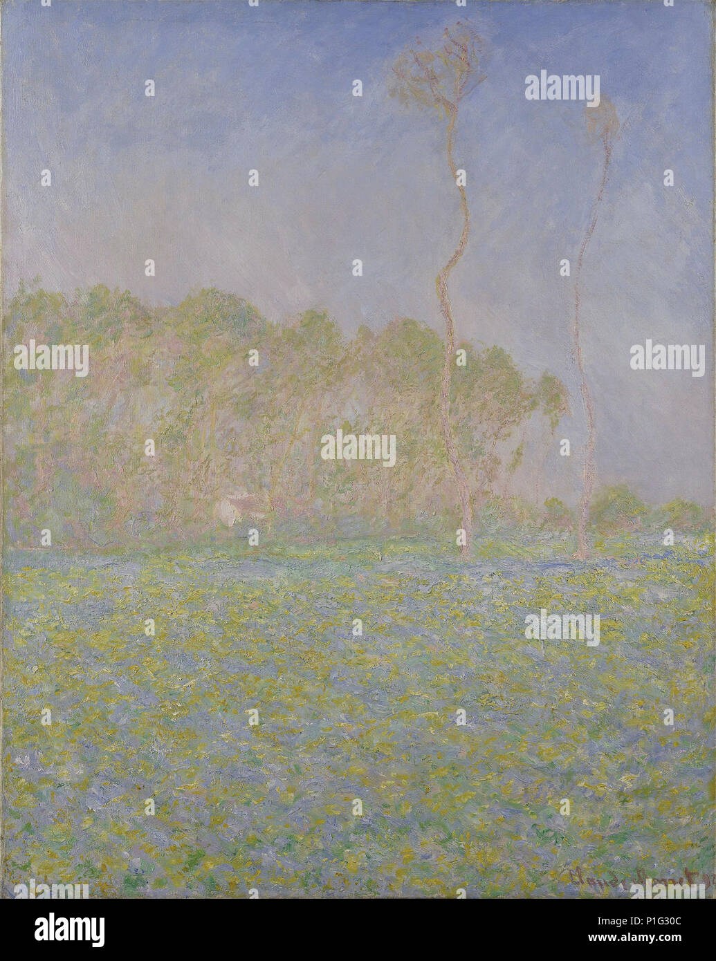 'Paysage de Printemps' by Claude Monet, 1894 a Stock Photo - Alamy