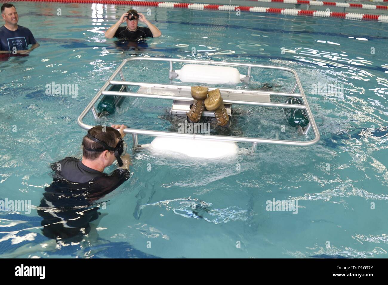 Shallow Water Egress Trainer Stock Photos & Shallow Water Egress ...