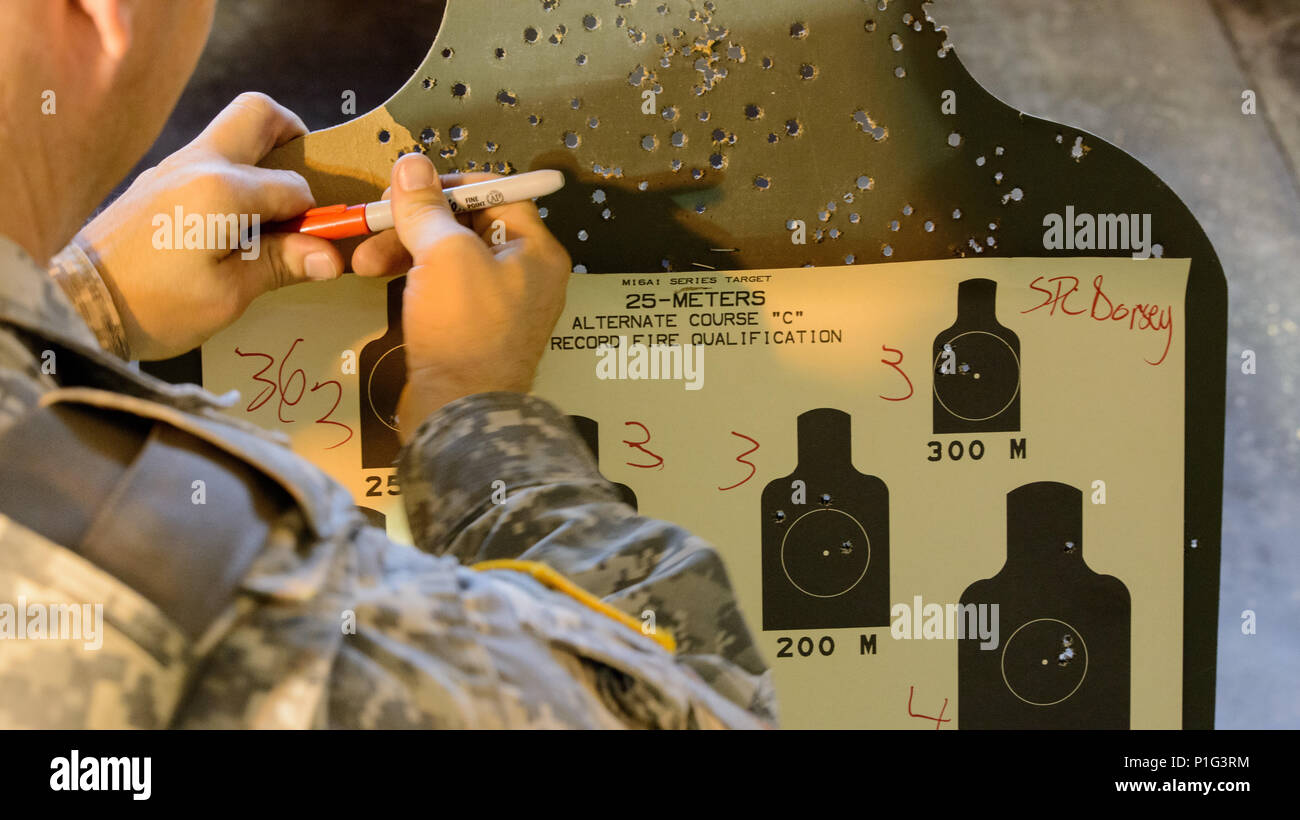 U.S. Army Sgt. 1st Class Scott Null, range officer in charge with 39th ...