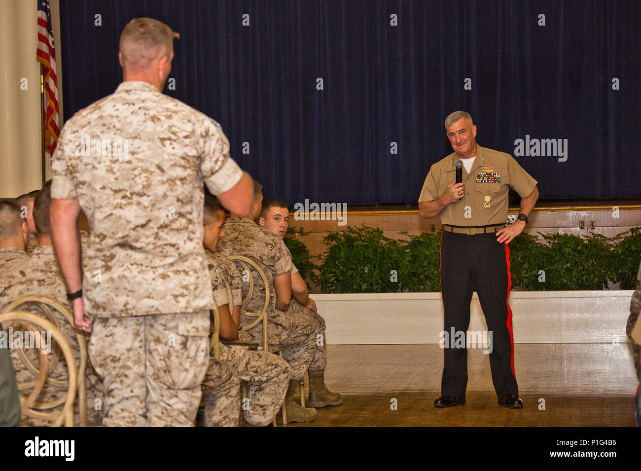 U.S. Marine Corps Gen. Glenn M. Walters, 34th assistant commandant of ...