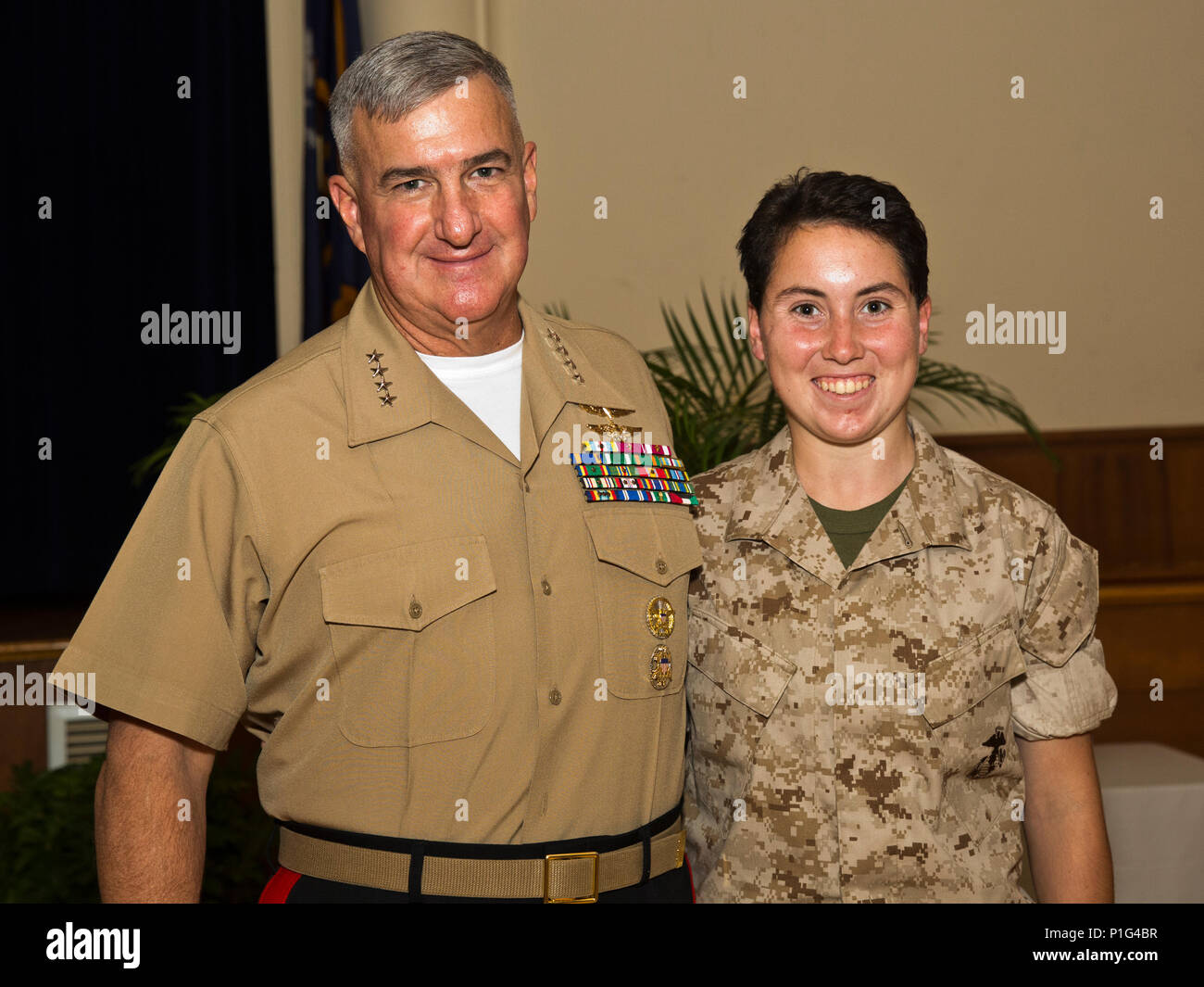 U.S. Marine Corps Gen. Glenn M. Walters, 34th assistant commandant of ...
