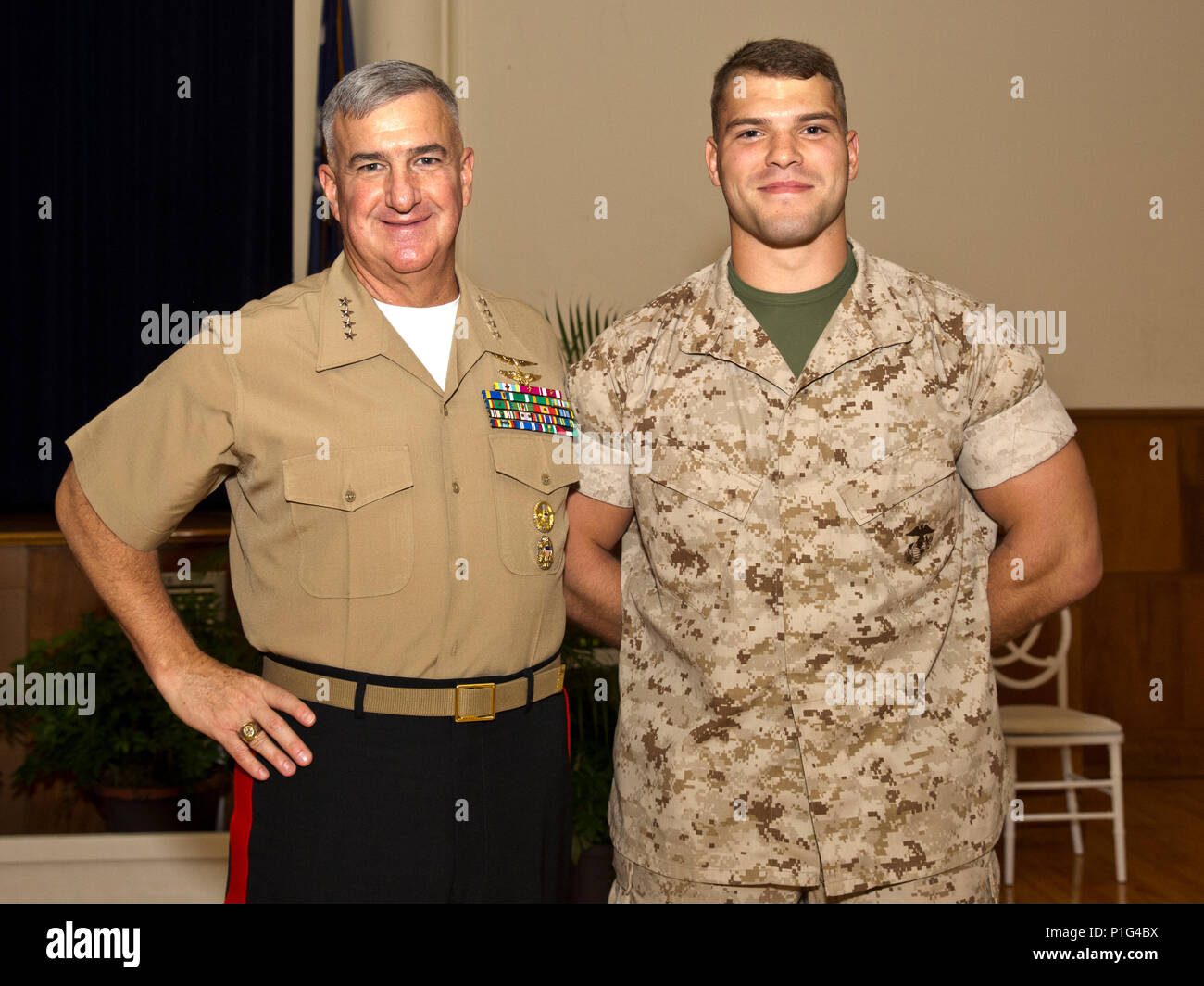 U.S. Marine Corps Gen. Glenn M. Walters, 34th assistant commandant of ...