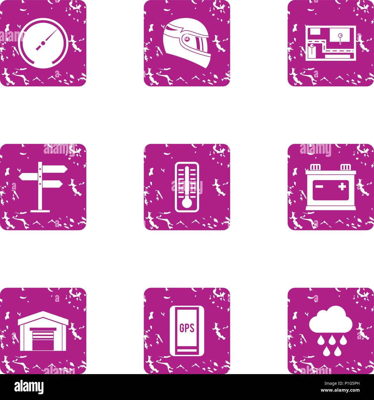 Complex icons set, grunge style Stock Vector Image & Art - Alamy