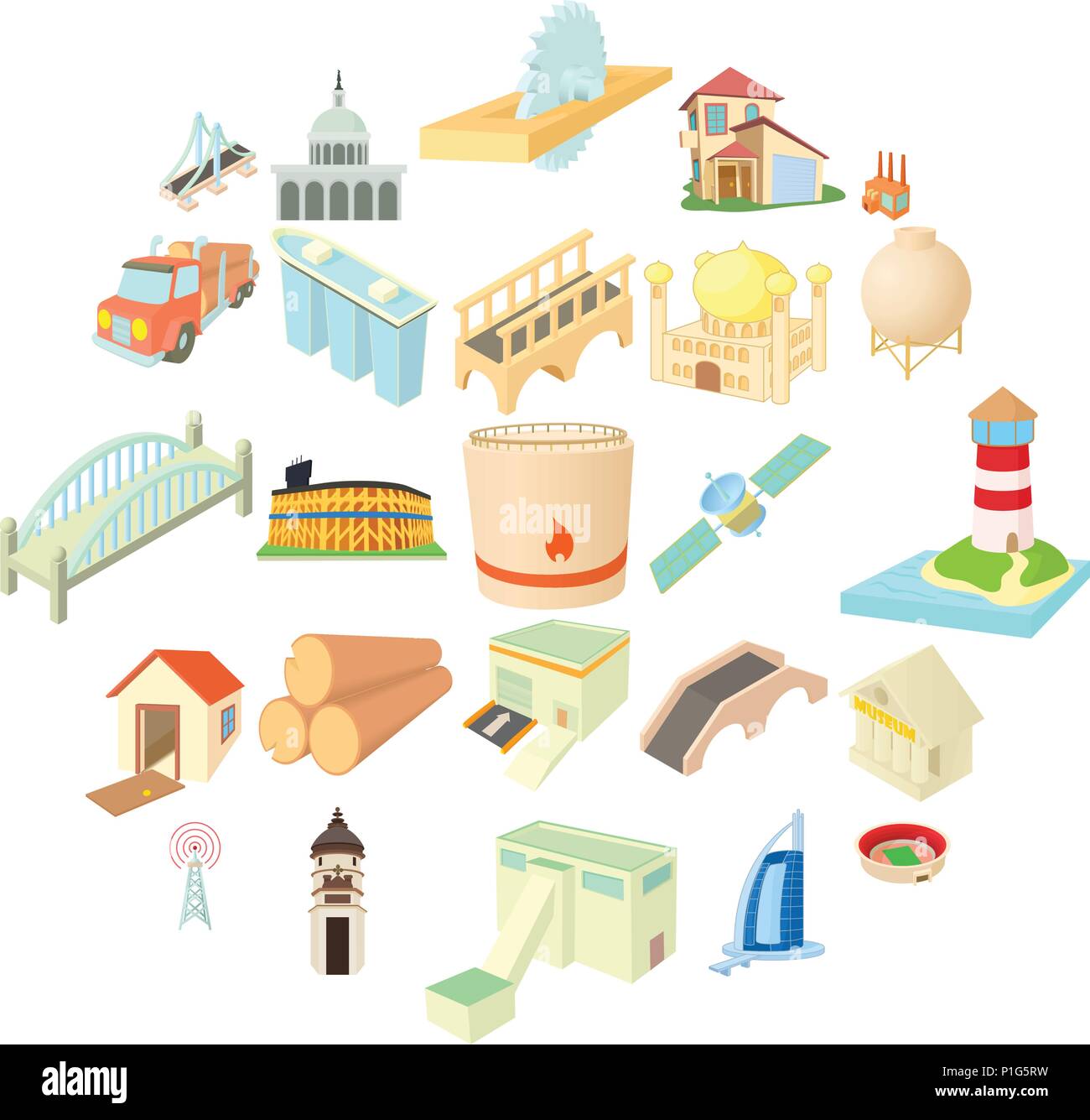 Operand icons set, cartoon style Stock Vector Image & Art - Alamy