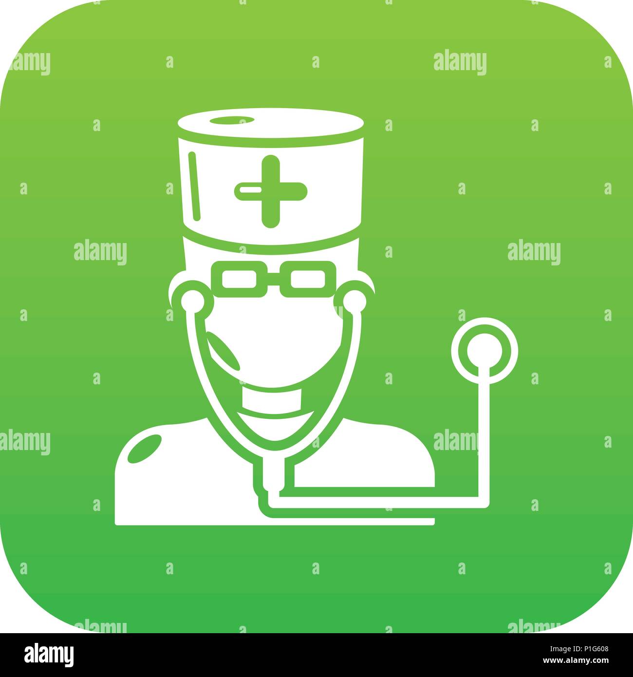 Doctor icon, simple black style Stock Vector Image & Art - Alamy