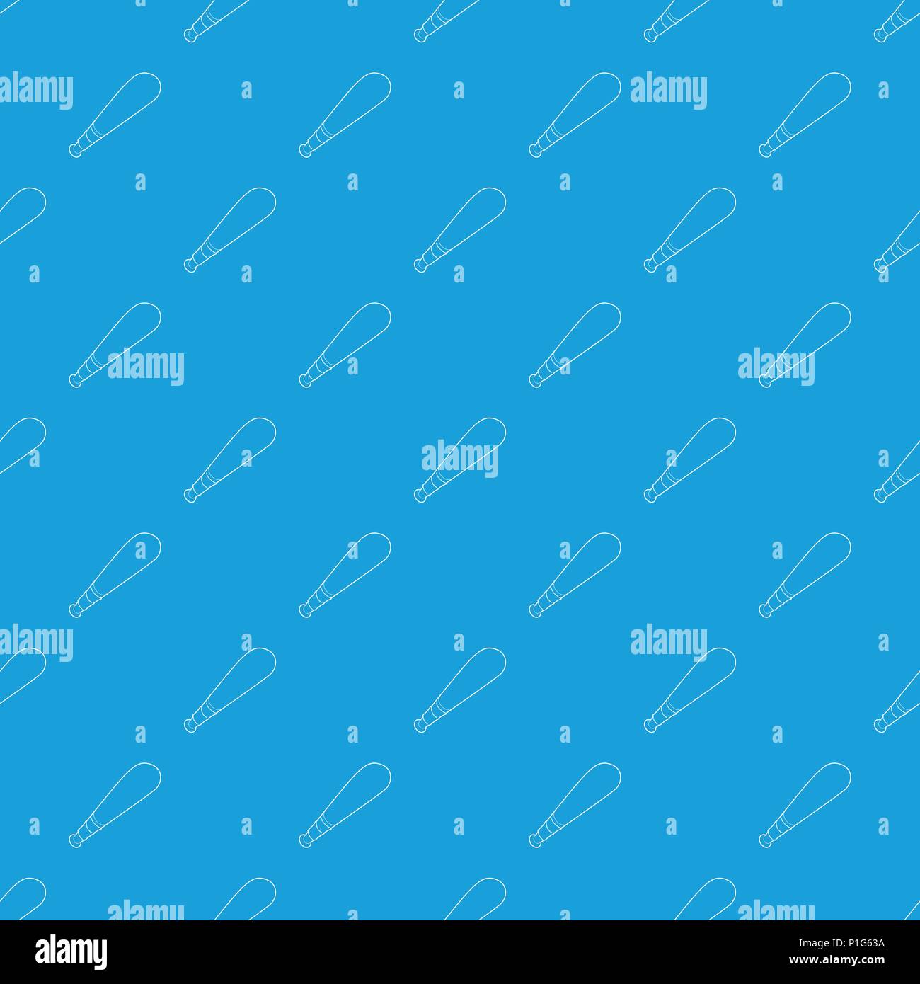 Baseball bat pattern vector seamless blue Stock Vector Image & Art - Alamy