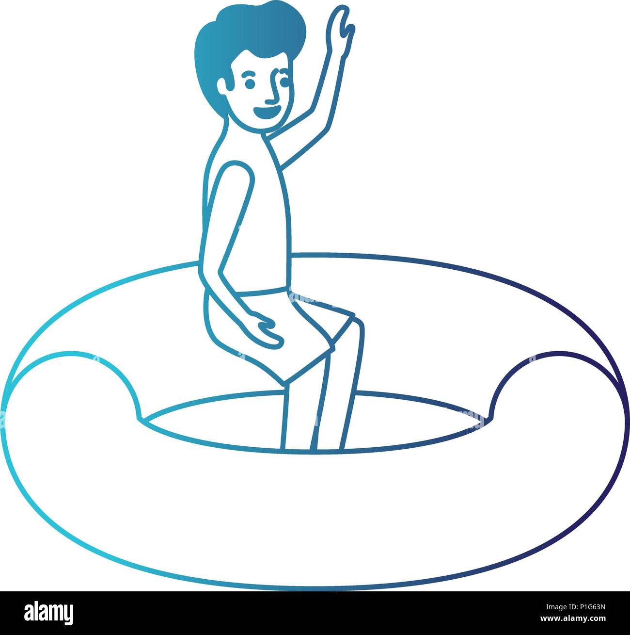 man in float character Stock Vector Image & Art - Alamy