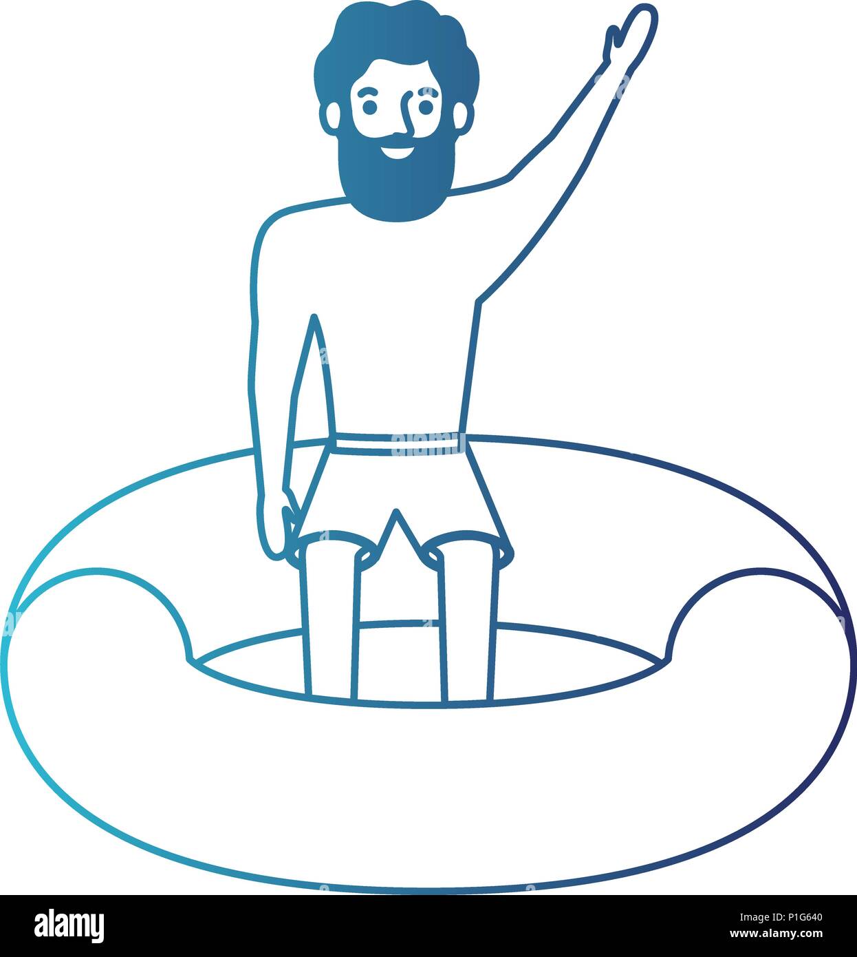 man in float character Stock Vector Image & Art - Alamy