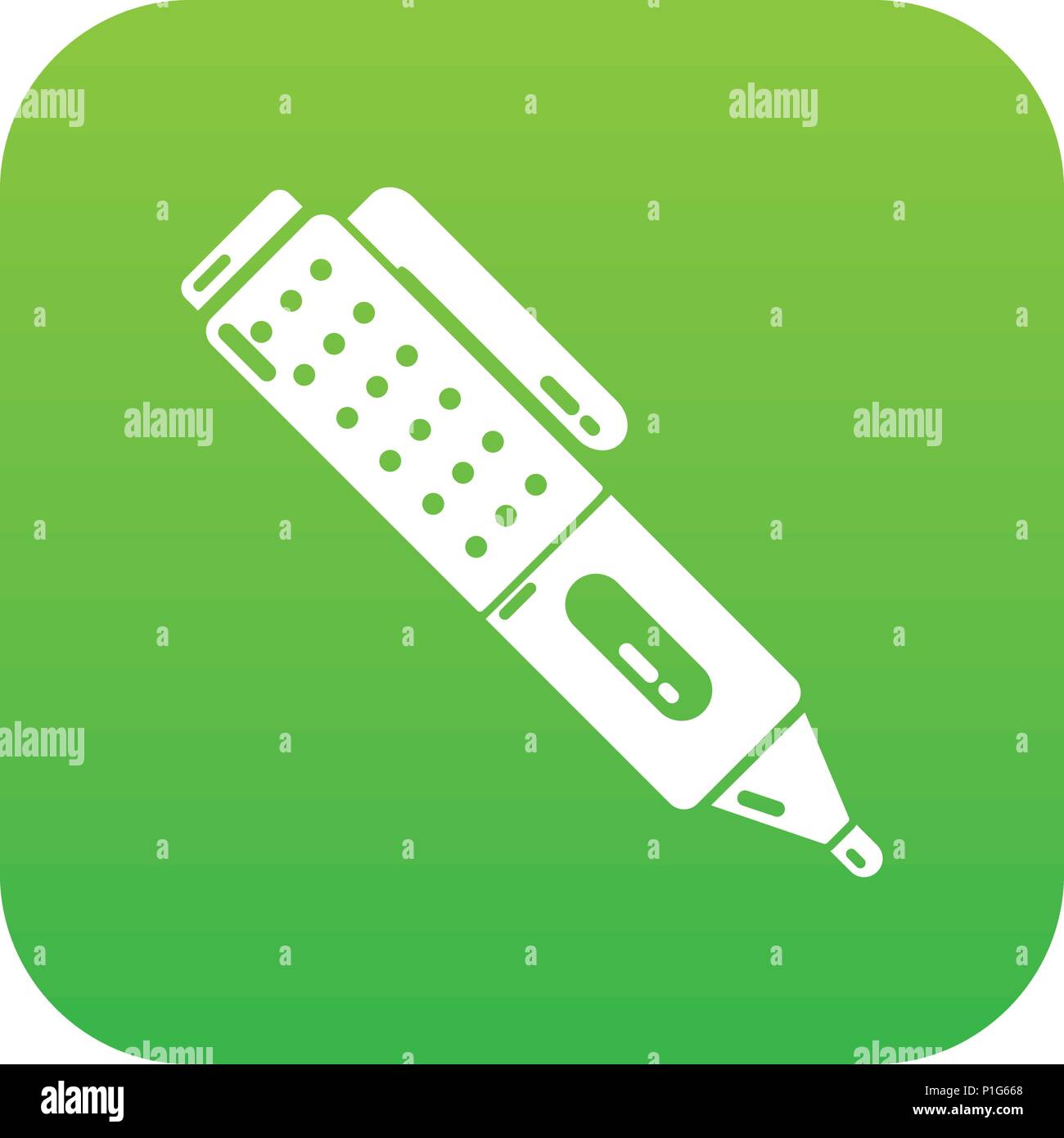 Marker pen school icon, simple black style Stock Vector Image & Art - Alamy