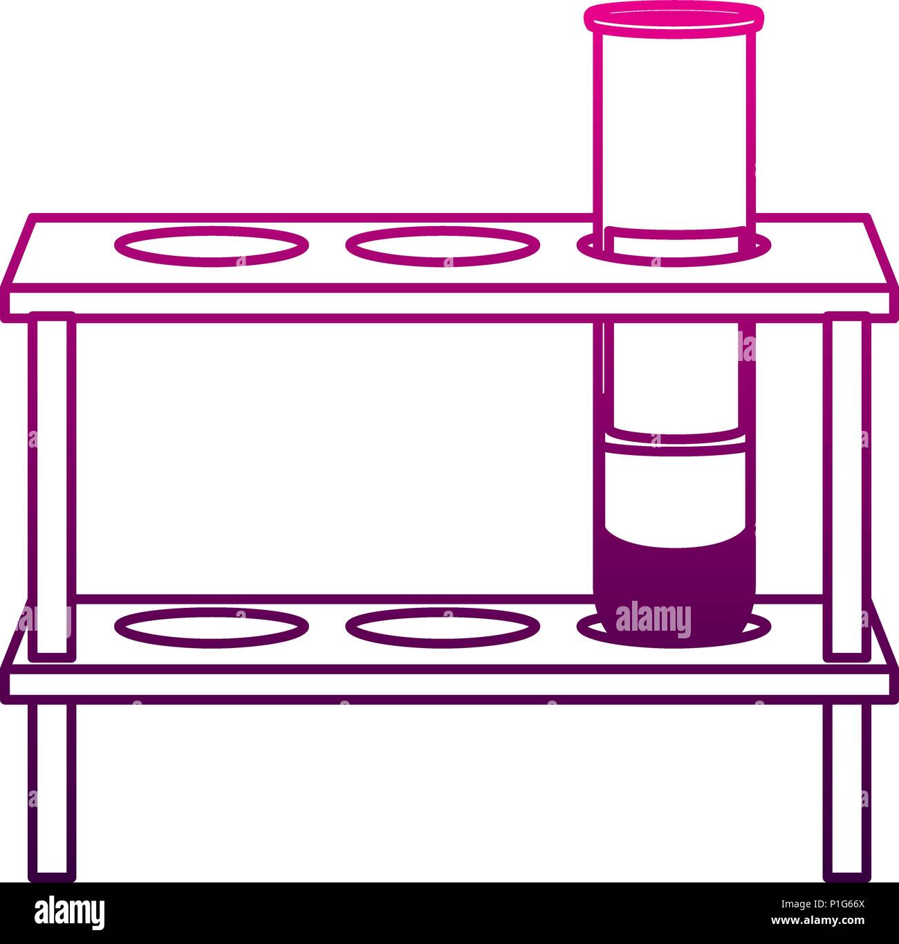Baker laboratory Stock Vector Images - Alamy