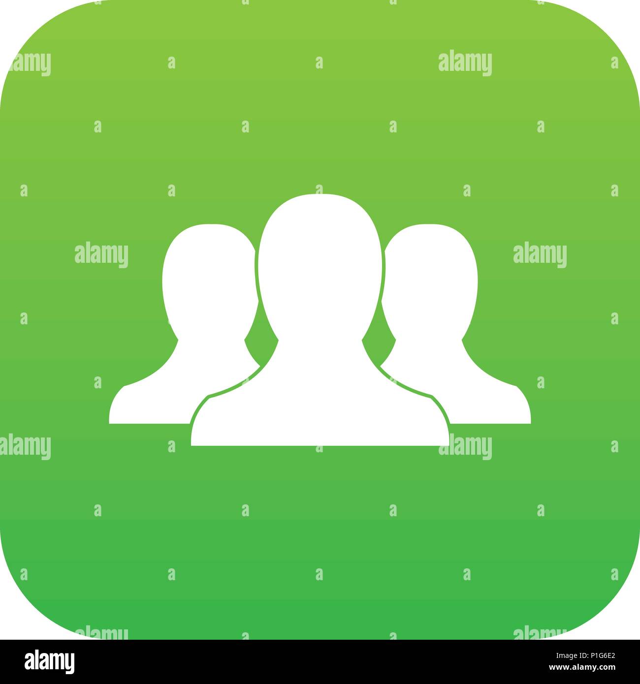 Group of people icon digital green Stock Vector Image & Art - Alamy