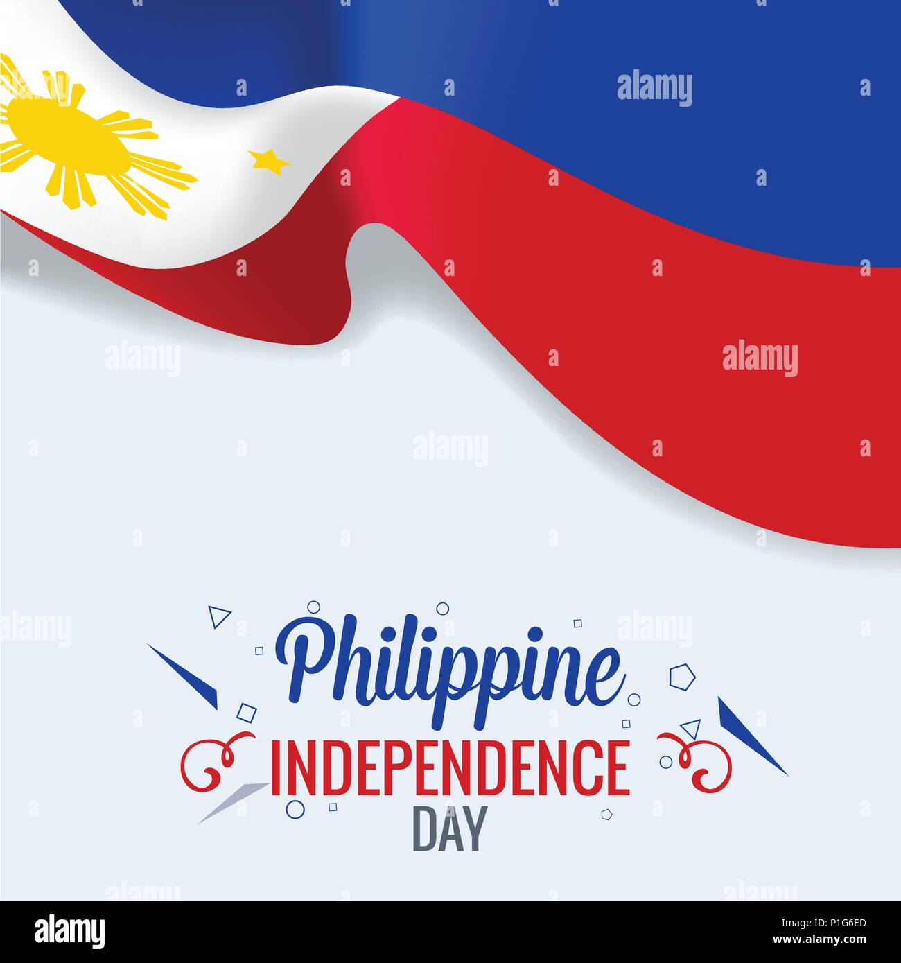 Philippines independence day background Stock Vector Images - Alamy