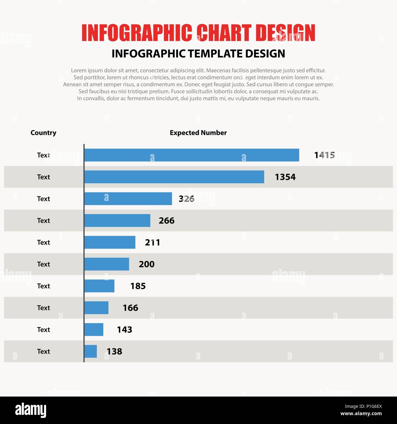 Infographic 10 element comparison design vector template Stock Vector ...