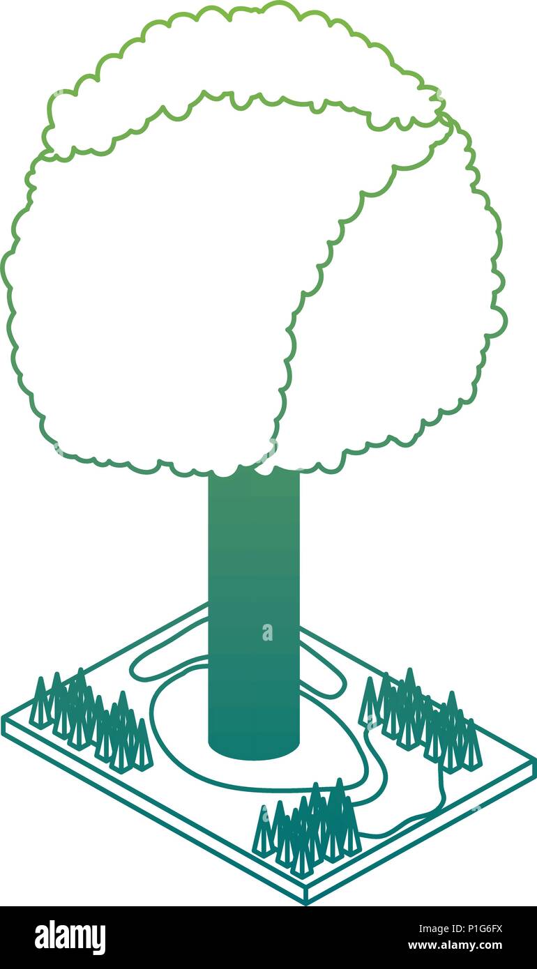 tree plant isometric icon Stock Vector Image & Art - Alamy