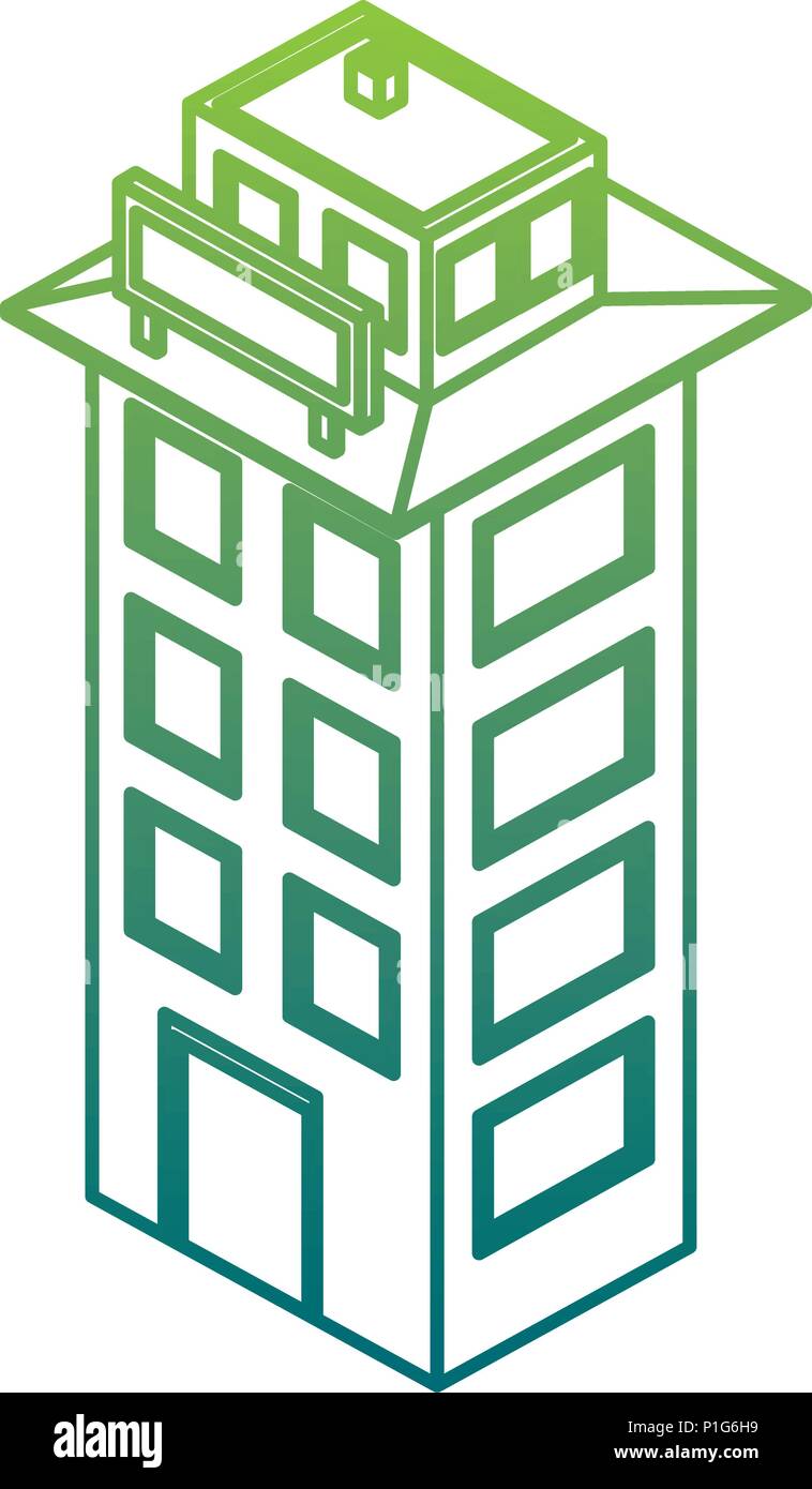 Hypermarket shop isometric icon Stock Vector Images - Alamy