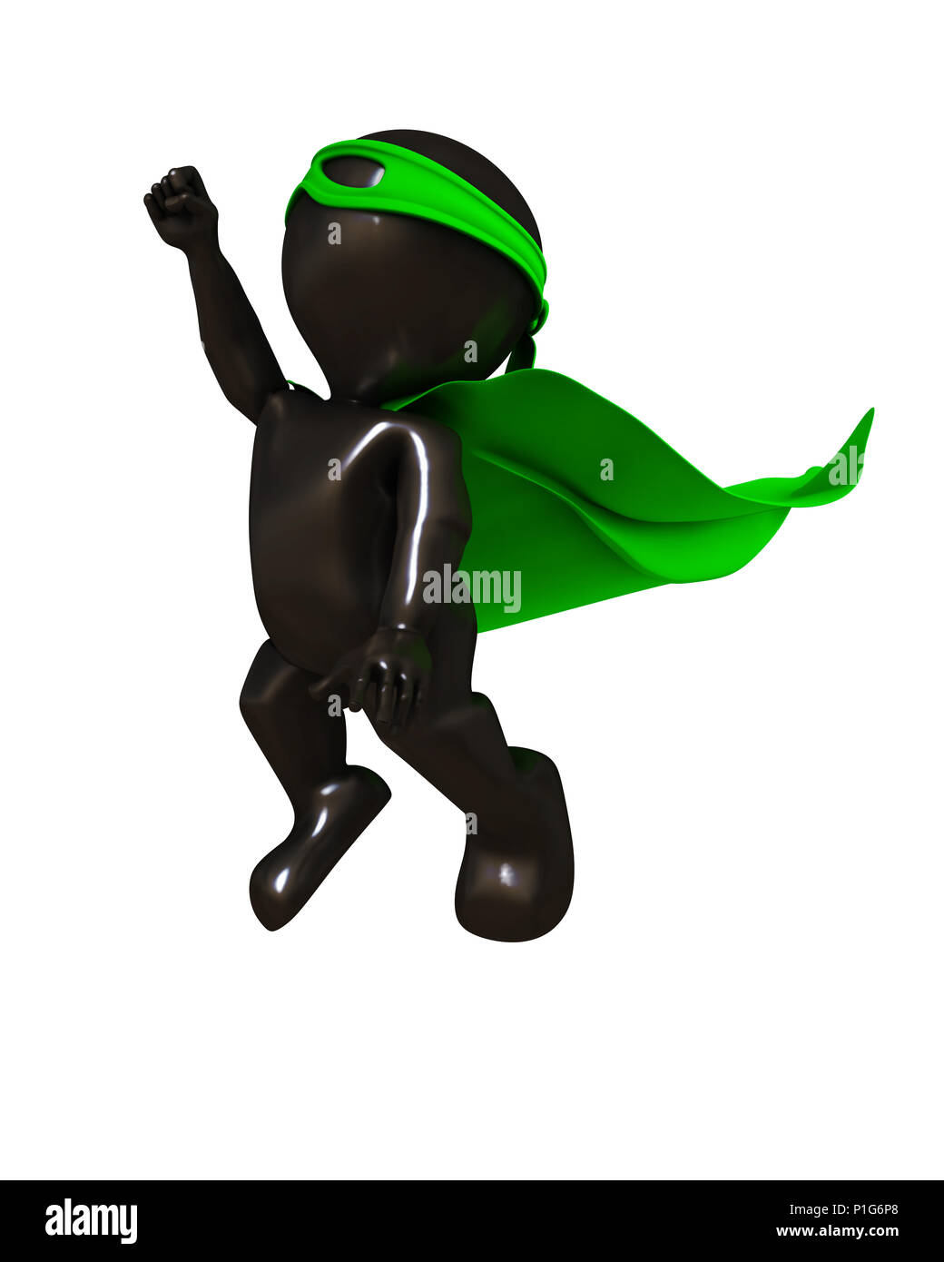 3D Render of Morph Man super hero Stock Photo - Alamy