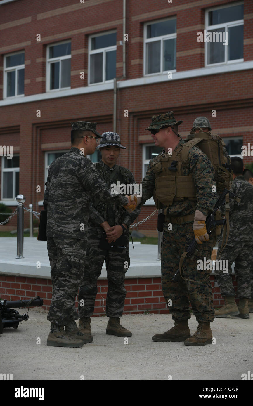 U.S. Marine Capt. Matthew Fallon, company commander, Lima Company, 3rd ...