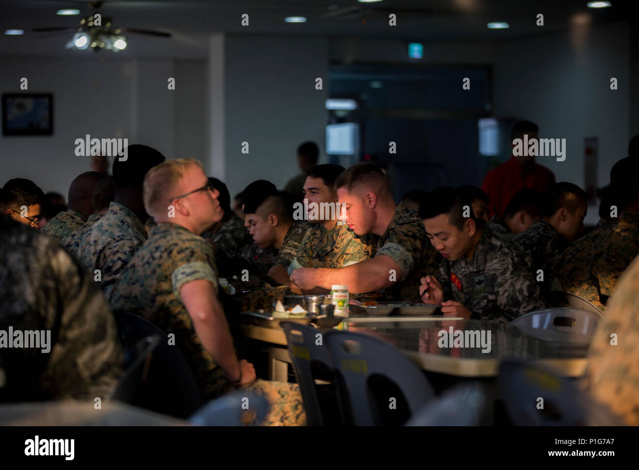 U.S. Marines with Lima Company, 3rd Battalion 2nd Marines, and Republic ...