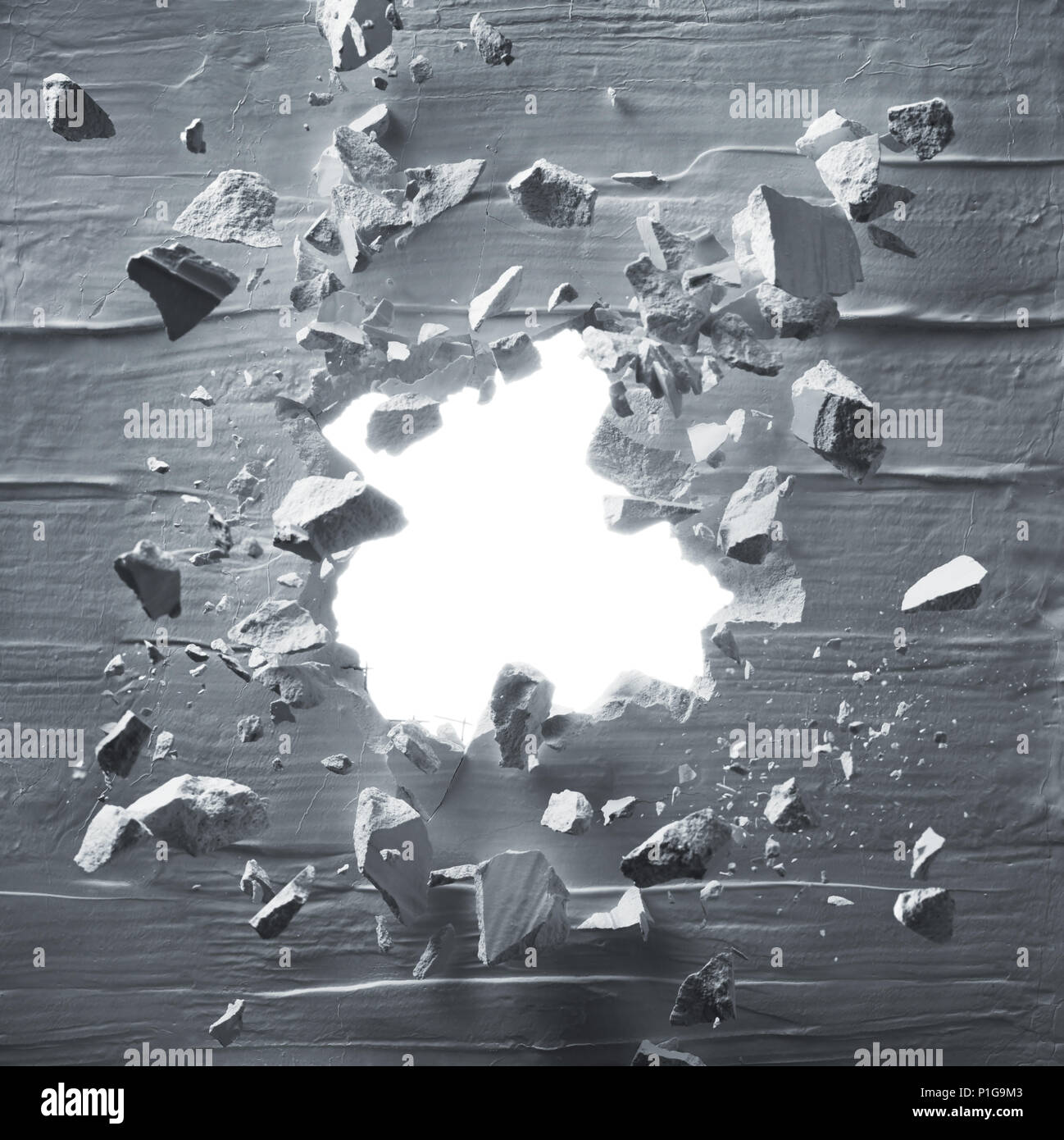 Debris wall hi-res stock photography and images - Alamy