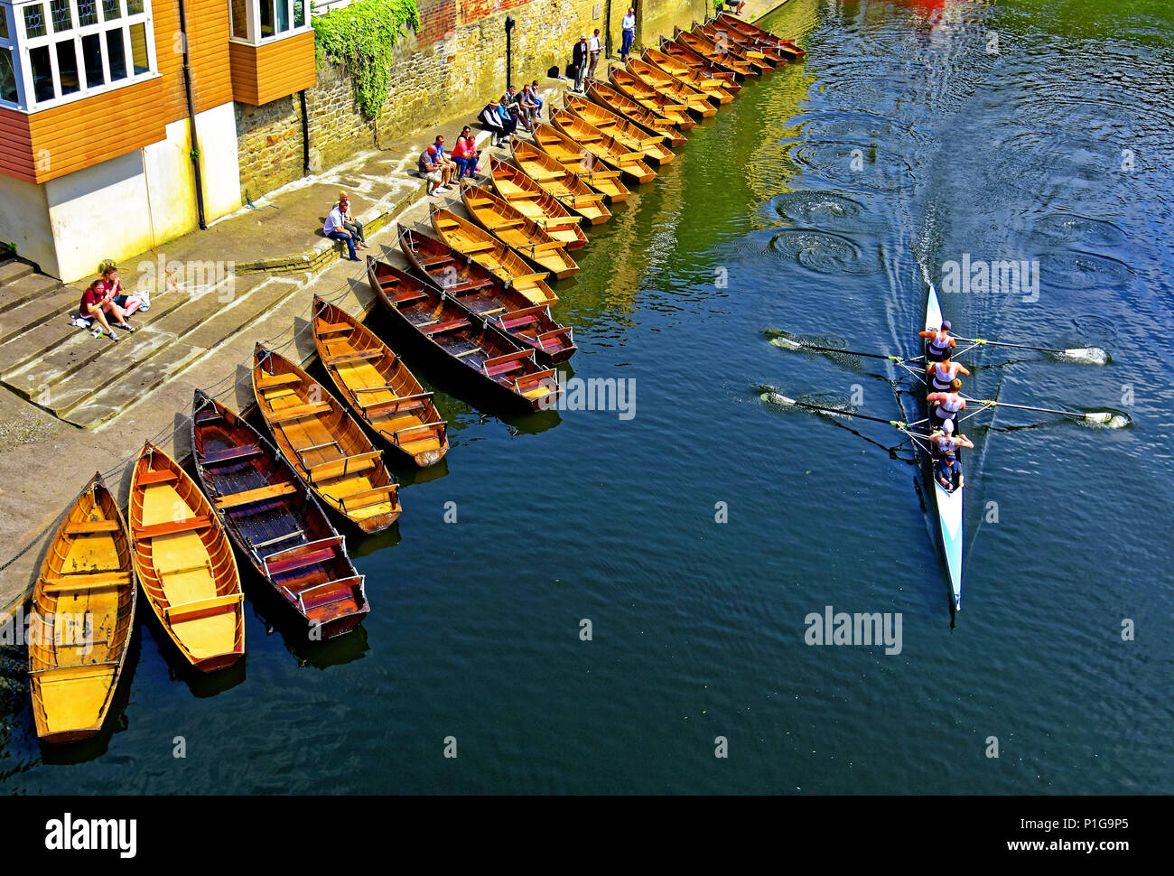 St cuthbert boats hi-res stock photography and images - Alamy