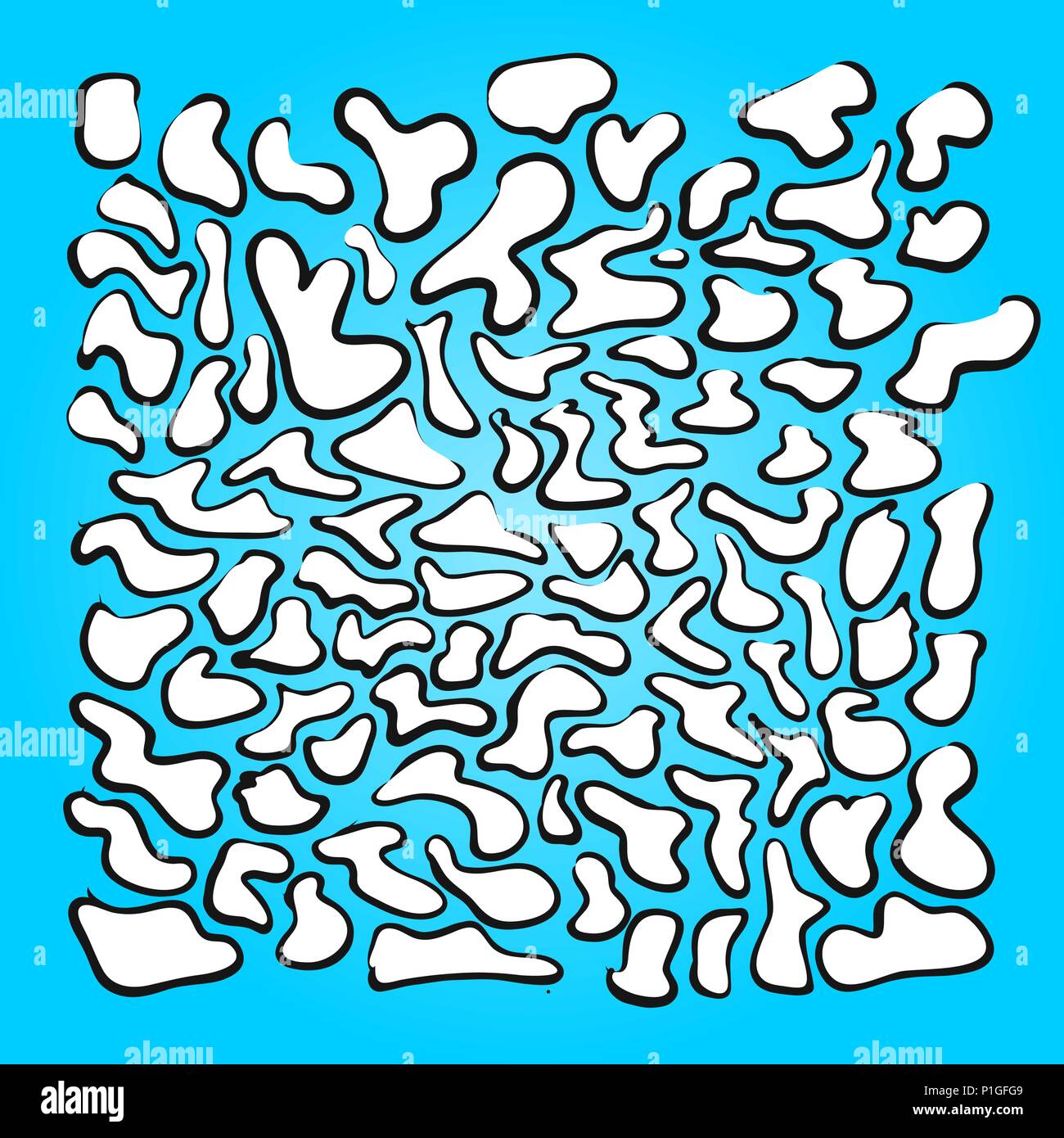 Wallpaper shapes pattern hi-res stock photography and images - Alamy