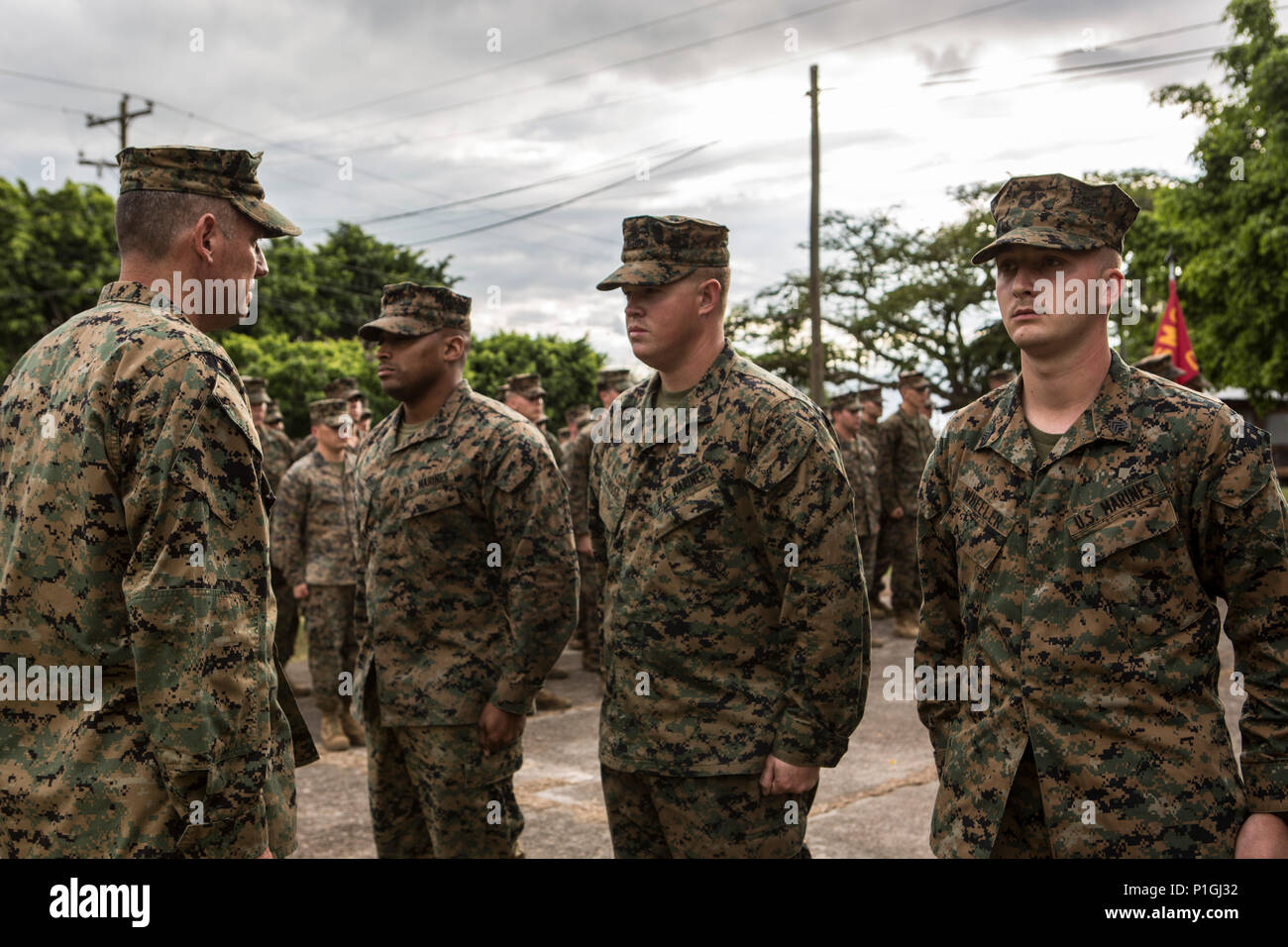 U.S. Marine Col. Thomas Prentice, commanding officer of Special Purpose ...