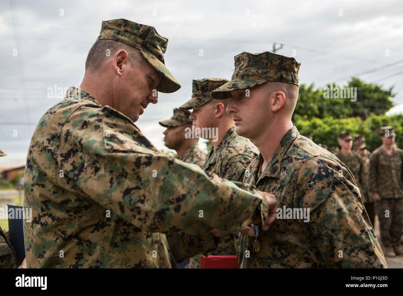 U.S. Marine Col. Thomas Prentice, commanding officer of Special Purpose ...