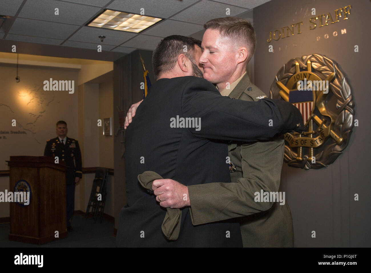 U.S. Marine Corps Lt. Col. Michael A. Brooks Jr., executive assistant ...