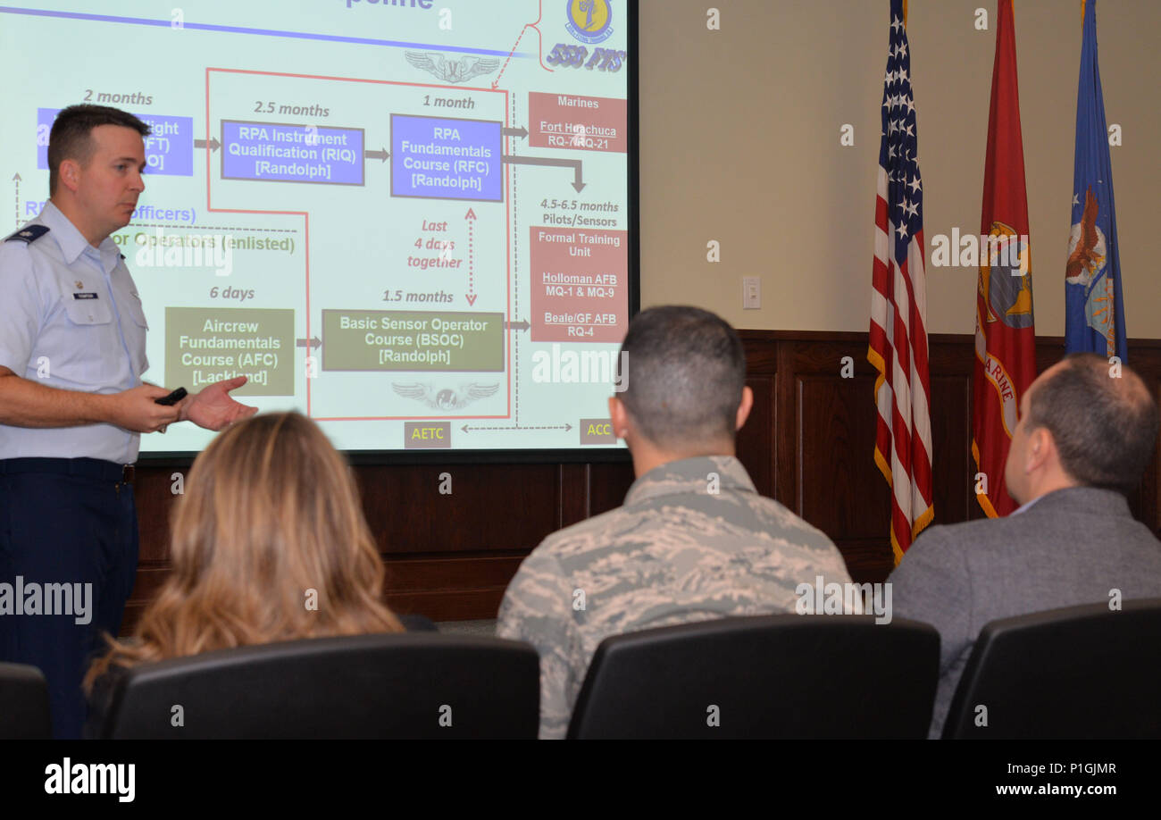 The 558th Flying Training Squadron commander, Lt. Col. Jason Thompson ...