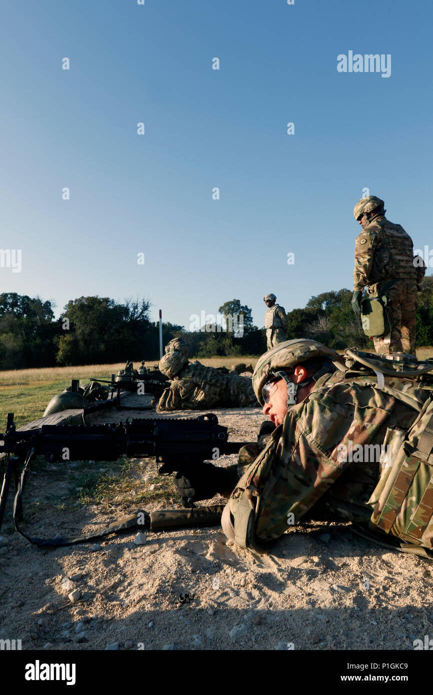 316th Sustainment Command (Expeditionary) Soldiers, fire the M249 Light ...