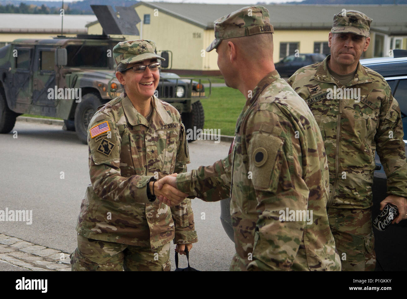 Brig. Gen. Patricia Anslow, the chief of staff for Kosovo Forces (KFOR ...