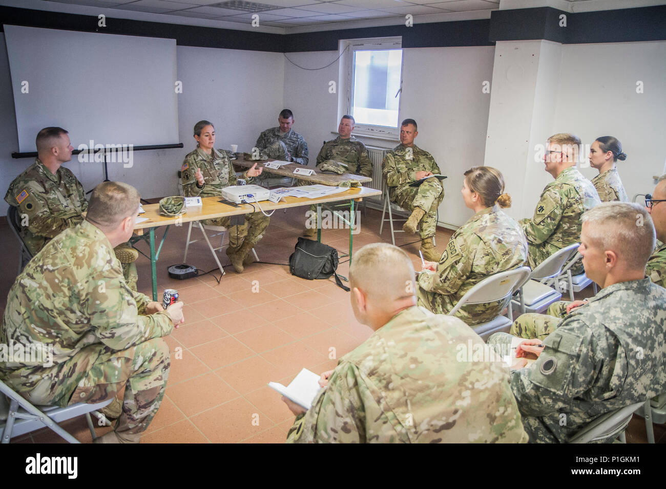 Brig. Gen. Patricia Anslow, the chief of staff for Kosovo Forces (KFOR ...