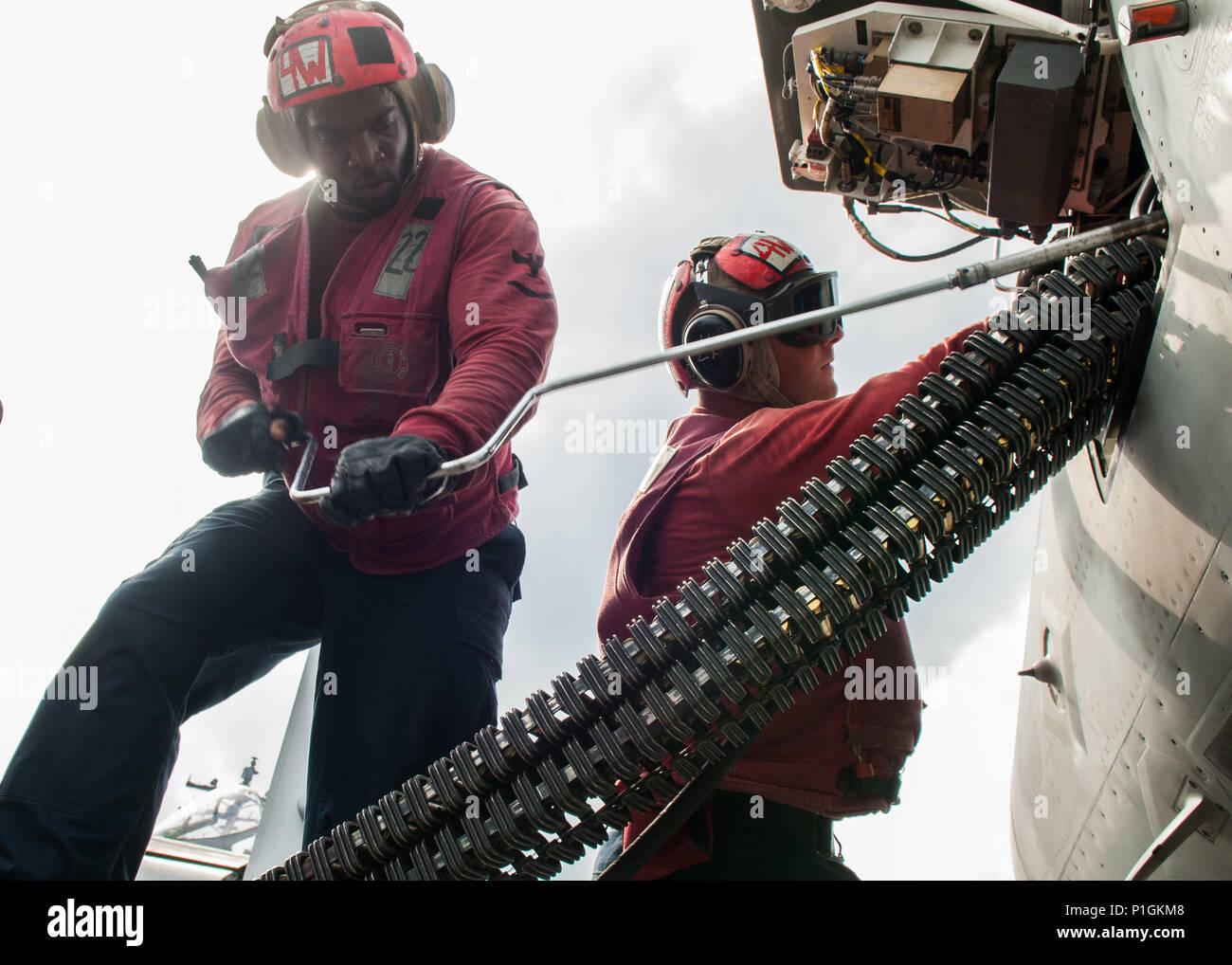Petty Officers from Strike Fighter Squadron 195, known as the ...