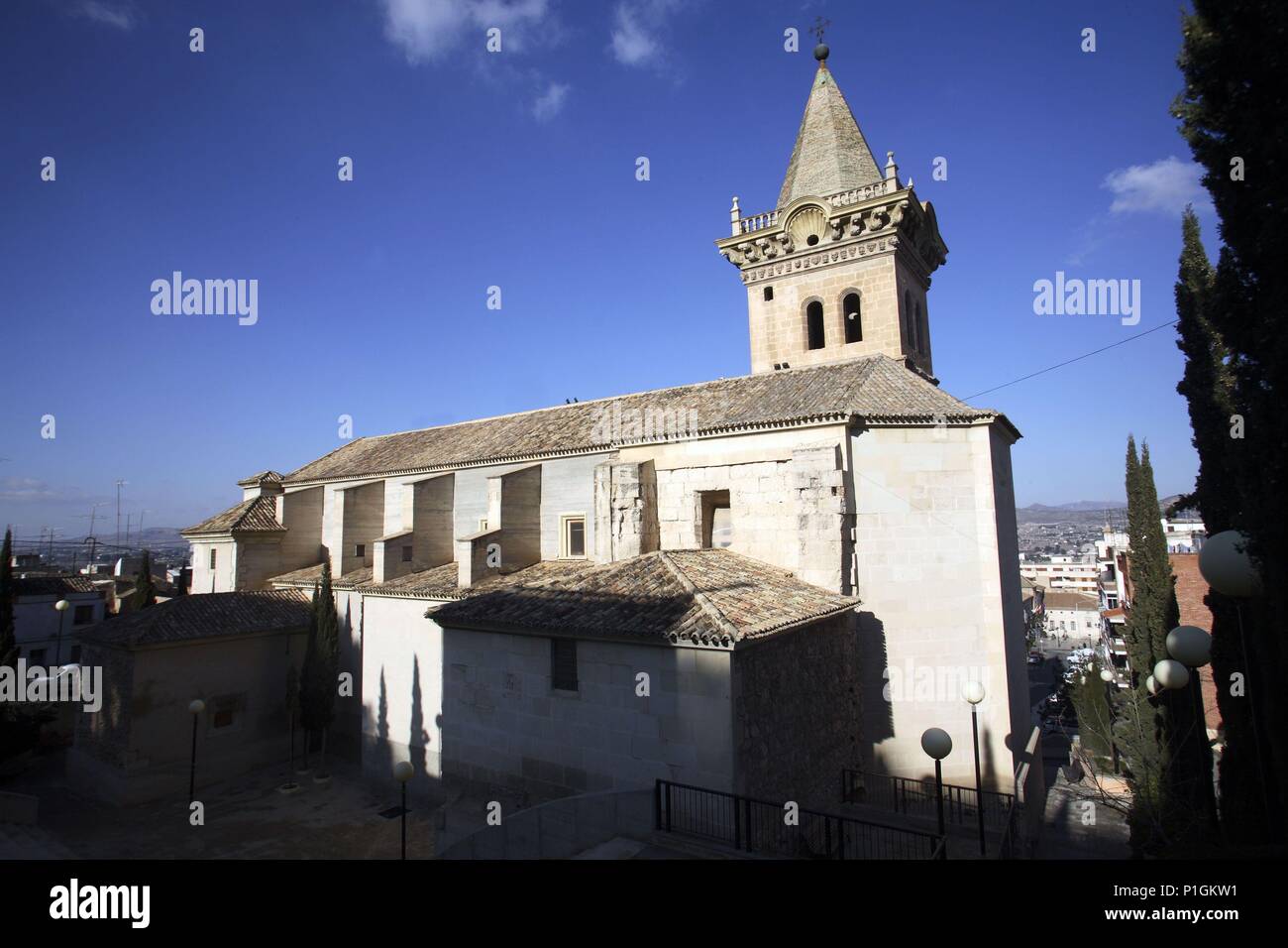 SPAIN - El Altiplano (district) - MURCIA. Yecla; Iglesia del Salvador ...
