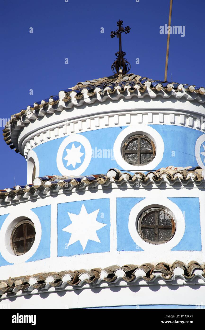 SPAIN - El Altiplano (district) - MURCIA. Yecla; detalle de la cúpula ...